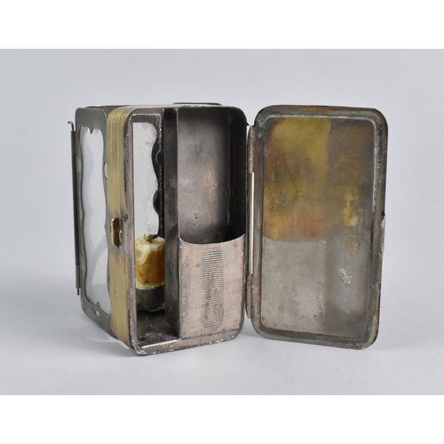 An Interesting 19th Century Folding Pocket Lantern with Compartment and ...