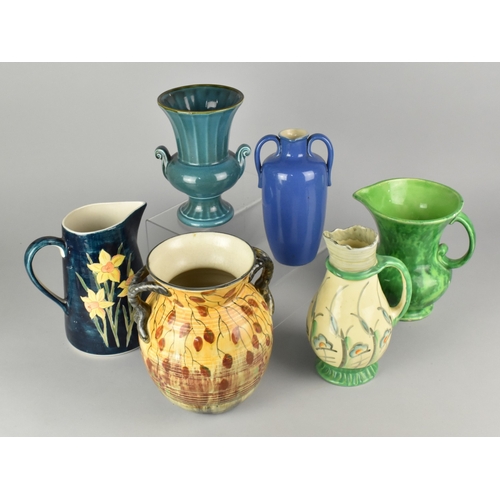 A Collection of Various Art Deco and Later English Pottery to Comprise ...