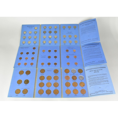 Eleven Great Britain Coin Collection Folders for Threepence Brass ...