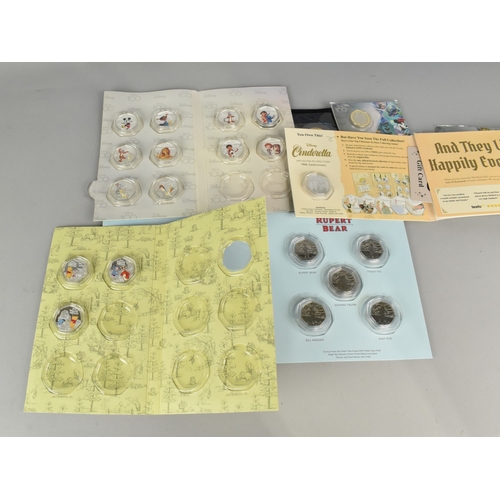 Collection of Various Collectors 50p, £2 and Other Coins to Include ...