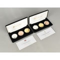 Two Jubilee Mint Coins Sets - The Queen Elizabeth II Memorial £5 Coin ...