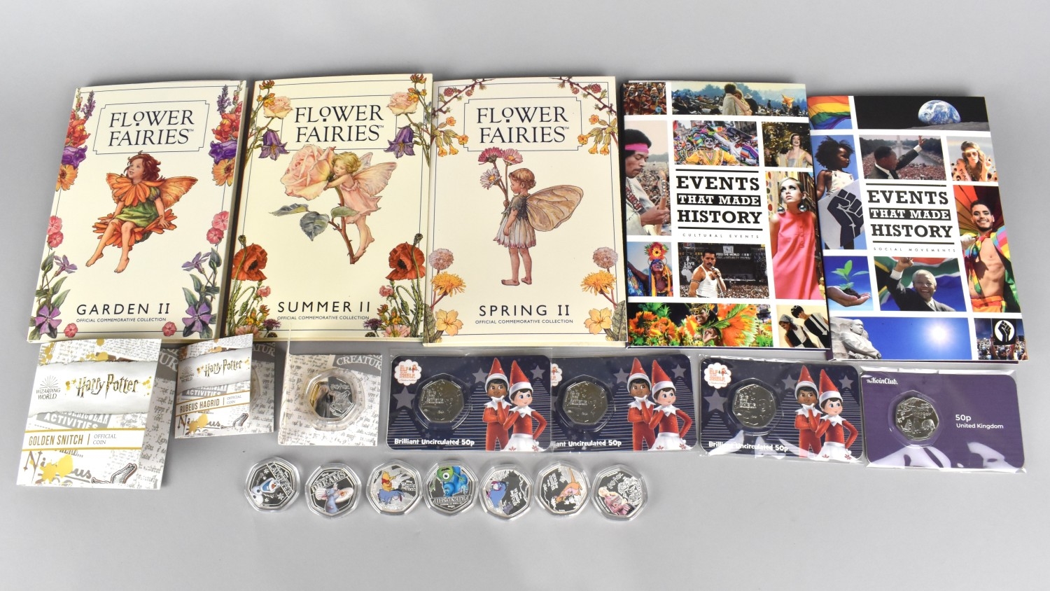 A Collection of Various Collectors 50p Coins and Coin Packs to Include ...
