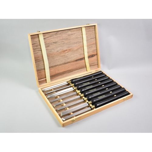 A Boxed Set of Little Used "Yellowhammer" Chisels and Turning Tools