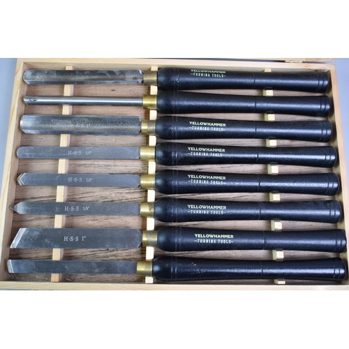A Boxed Set of Little Used "Yellowhammer" Chisels and Turning Tools