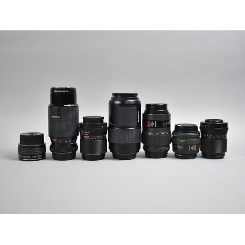 A Collection of Various Cameras and Lens to Include Fujifilm FinePix ...