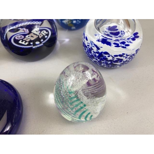 Paperweights, collection of vintage glass paperweights the majority ...