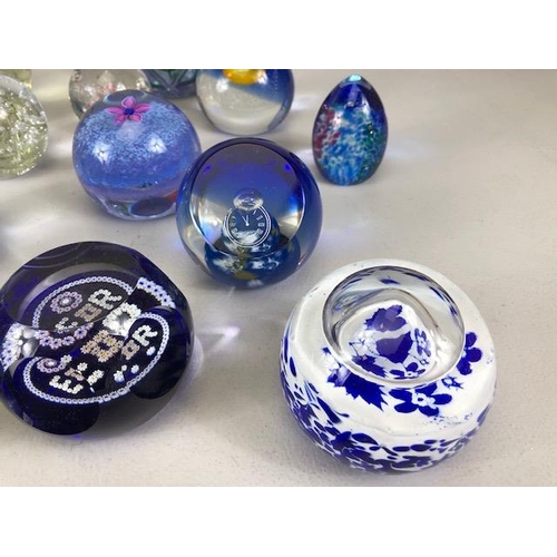Paperweights, collection of vintage glass paperweights the majority ...