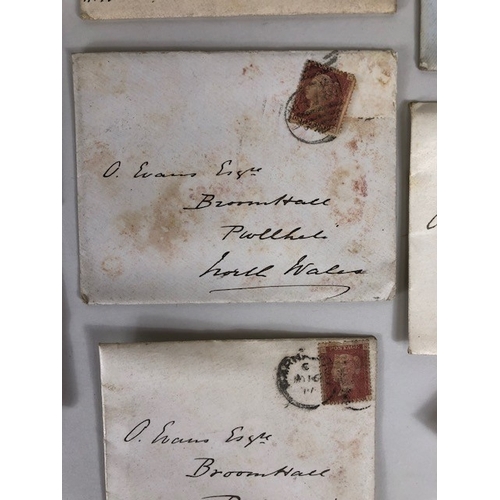 Stamps and postal history, collection of Victorian letters to Cambridge ...