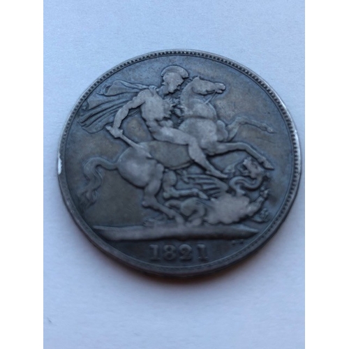 Antique Coins, George 111 silver crown 1819, George 1111 silver crown ...