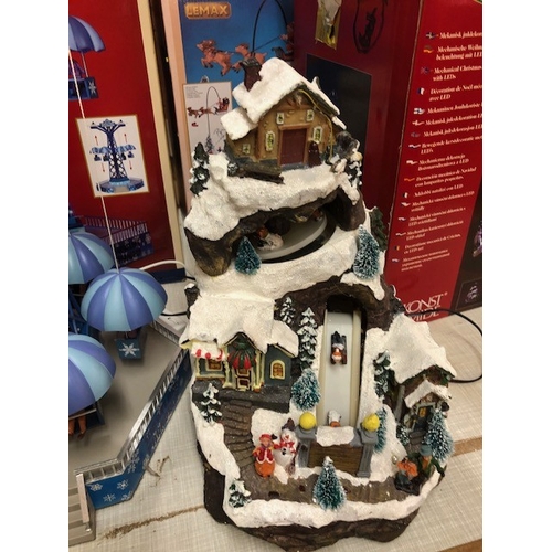 Christmas Interest, collection of LEMAX light, sound and motion festive ...
