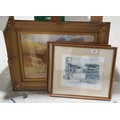 Two signed limited edition Geoffrey Cowton prints and one other print ...