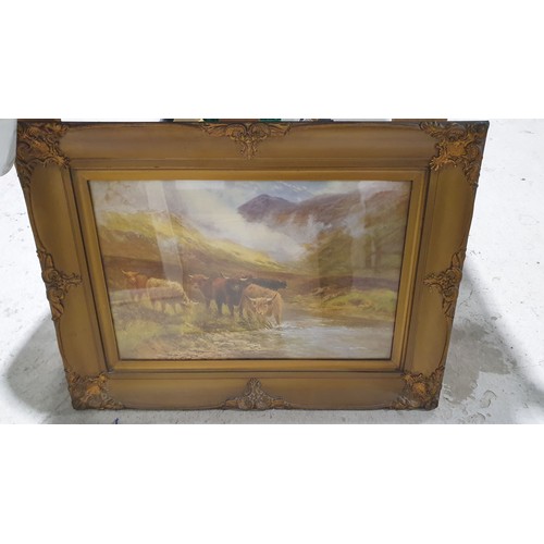 Two signed limited edition Geoffrey Cowton prints and one other print ...