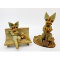 Two Yare Designs ceramic figures of dragons, the tallest 16cm. No ...