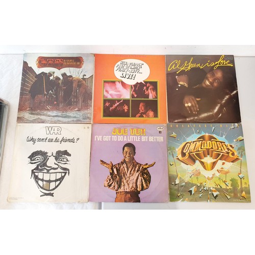 Thirteen 1960/70s soul vinyl albums and two 12" soul singles including ...