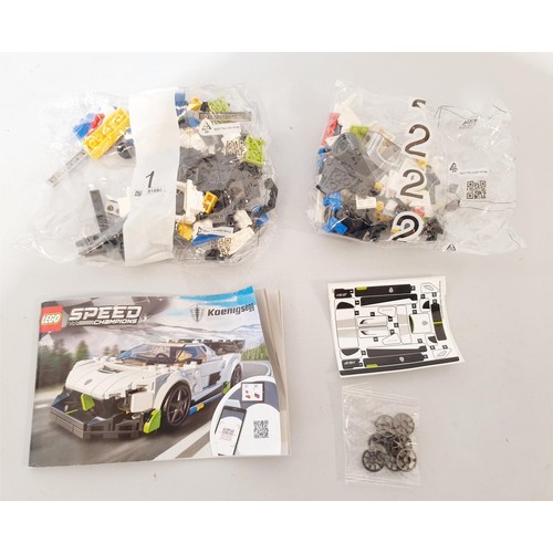 A Lego Koeniggsegg, in the wrong box, the contents still sealed.