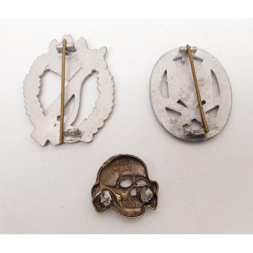 WWII German replica badges: General and Infantry assault badges and SS ...