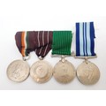 Four Indian medals: Sangram Medal, nine Years Service Medal, 25 Years ...