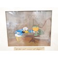 A vintage Walt Disney Donald Duck cartoon cell, "Oh the Evil Curse of ...
