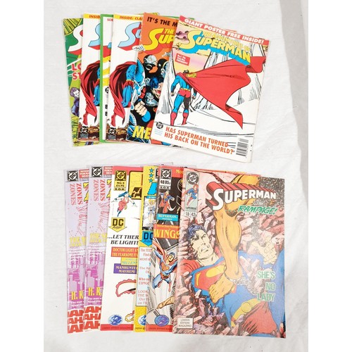 A selection of DC Comics. UK shipping £14.