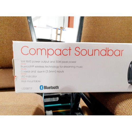 A Logik compact sound bar model L32SVT17. No shipping. Arrange ...