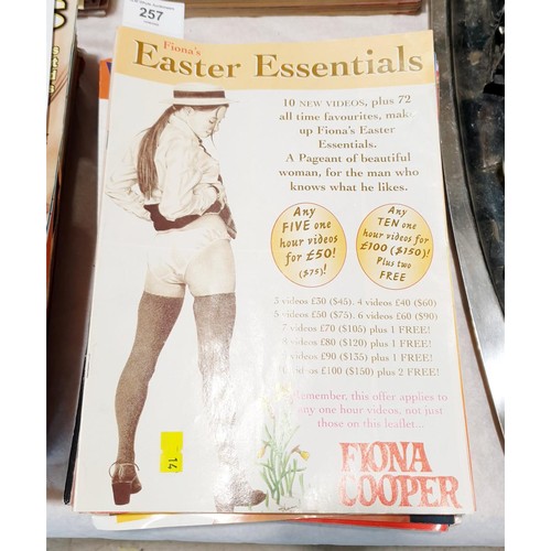 Six issues of Fiona Cooper adult erotica magazine together with other ...