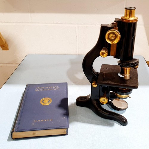 A vintage W. Watson's & Sons Ltd of London Service microscope, height ...