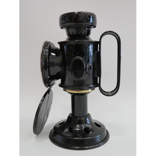 Vintage 1940's era spring loaded candle Cycle lamp with black out ...