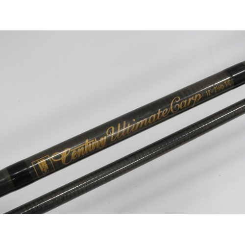 Two Piece Century Ultimate Carp Rod. 12ft 2.5Lb test curve with bag ...
