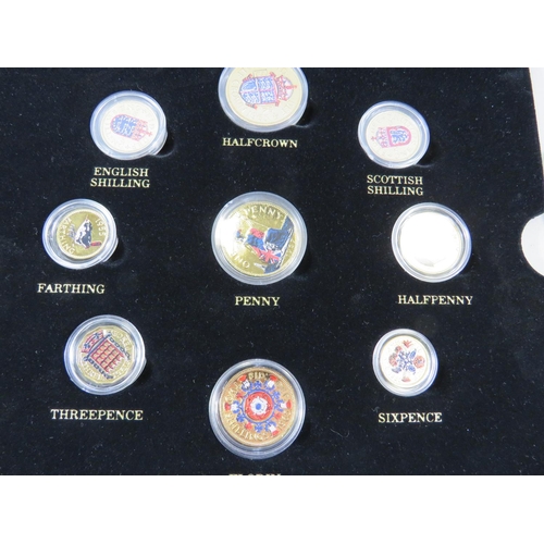 Selection of Mint British Coins which are 24ct gold plated, Most with ...