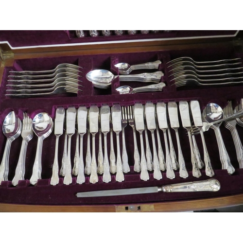 Handsome Viners Stainless steet full cutlery set in the Kings pattern ...