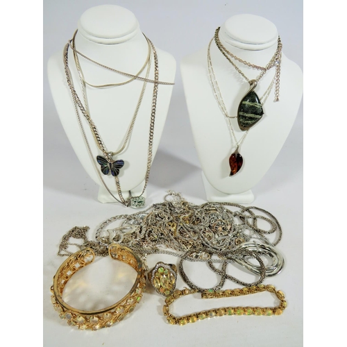 Selection of 925 Silver jewellery to include lots of 925 silver tangled ...
