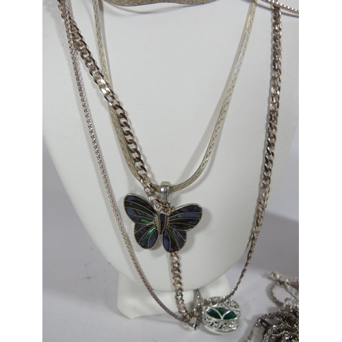 Selection of 925 Silver jewellery to include lots of 925 silver tangled ...