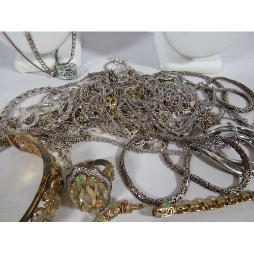 Selection of 925 Silver jewellery to include lots of 925 silver tangled ...