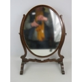 Mahogany tilting table top mirror which measures approx 23 x 16 inches ...
