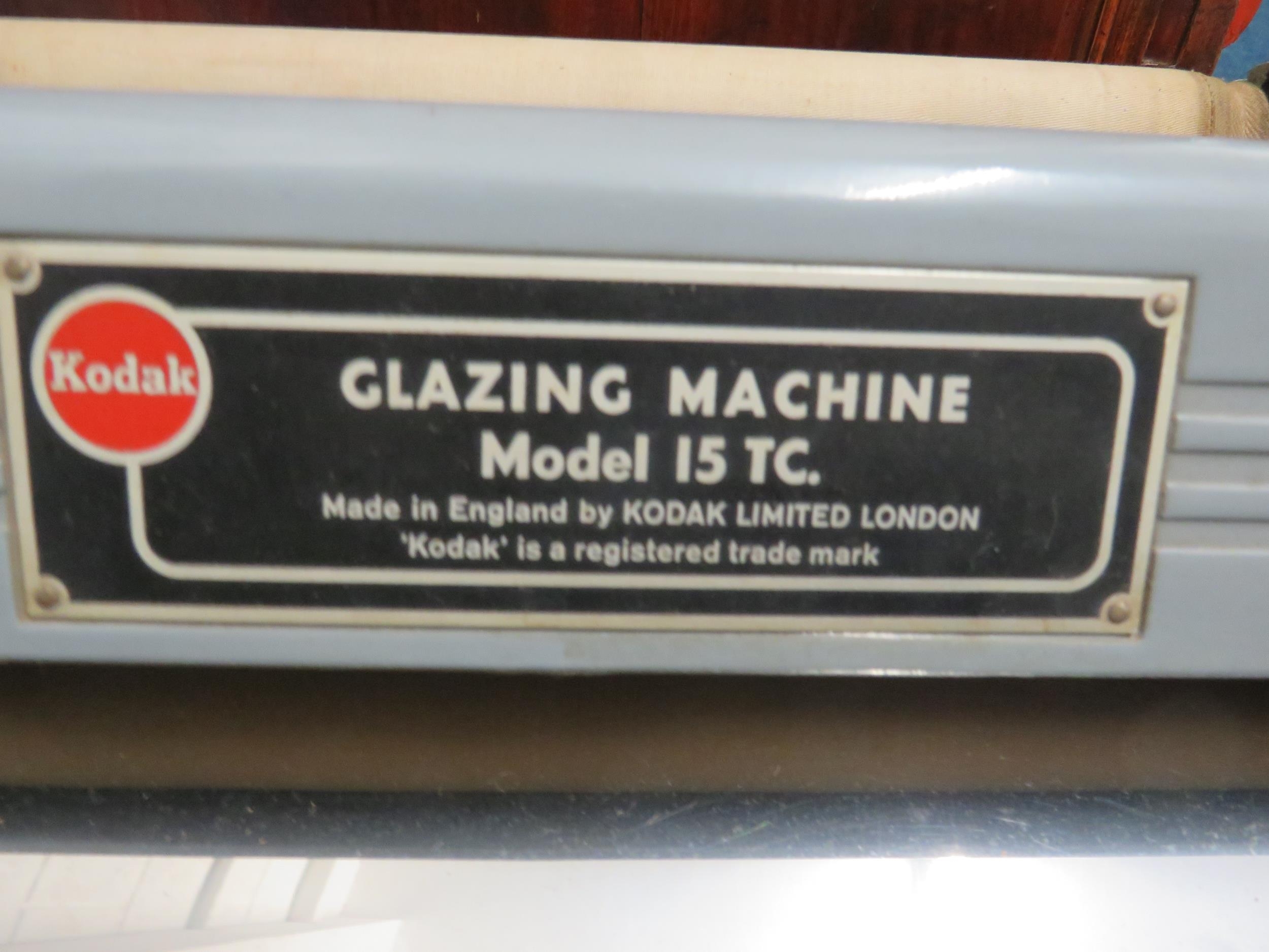 Kodak Limited Glazing Machine Model 15, manufactured in the 1950s ...