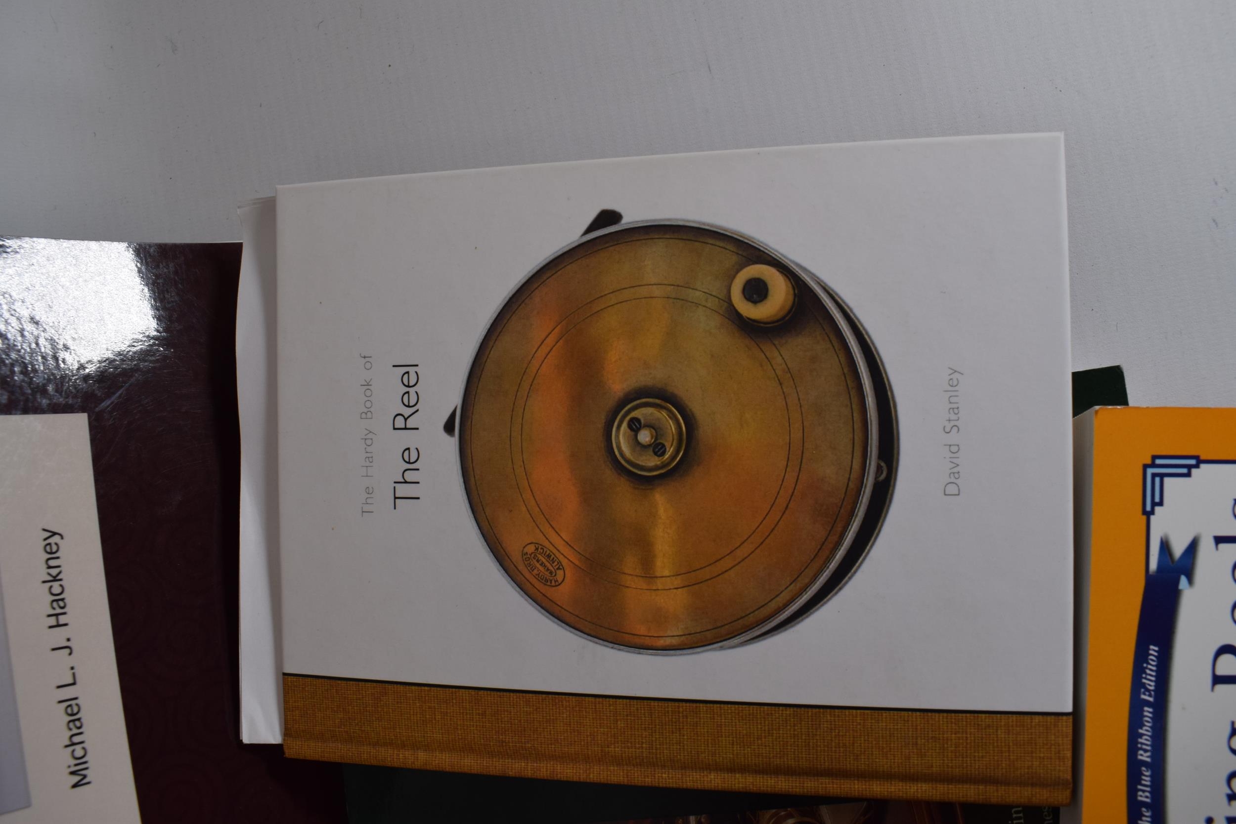 Twelve books on Fishing reels including 'The Hardy Book of the reel ...