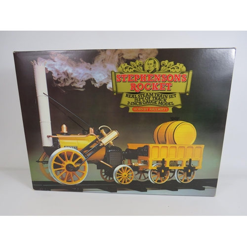 Hornby Railways Stephensons Rocket real steam train set with 25ft of ...