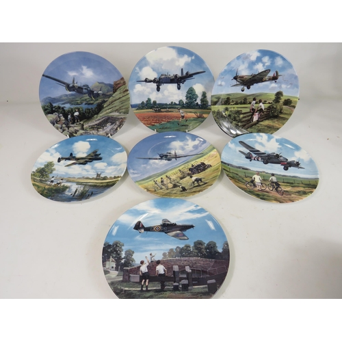 Seven Royal Doulton WW2 Aircraft decorative plates from the Heros of ...