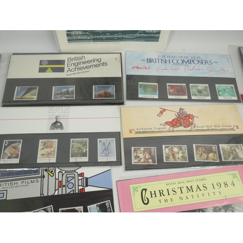 Selection of UK Presentation Packs. See photos.