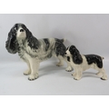 Two large figurines of Cocker Spaniel dogs by Melbaware and Coopercraft ...