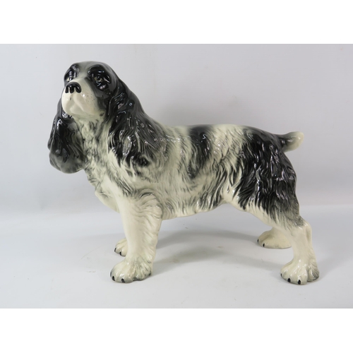 Two large figurines of Cocker Spaniel dogs by Melbaware and Coopercraft ...