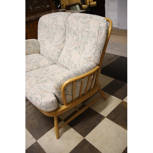 Two seat Ercol Blondewood Settee in the Jubilee style in excellent ...