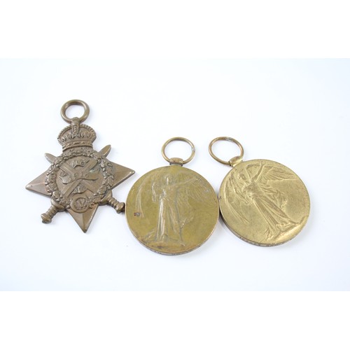 WW1 Medals 1914 Mons Star & Victory, Star 7343 Pte J.A. Knight R Berks ...