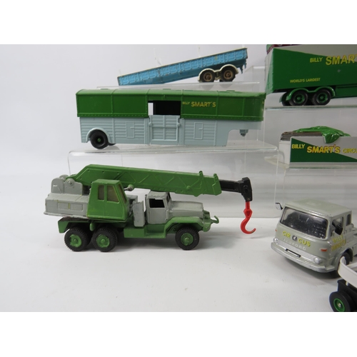 Billy Smarts circus diecast vehicles and trailers various makers.