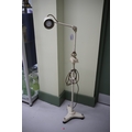 Vintage Engineers lamp on fixed stand. Max height of 52 inches. Good ...