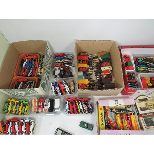 Selection of playworn small die cast models. See photos.