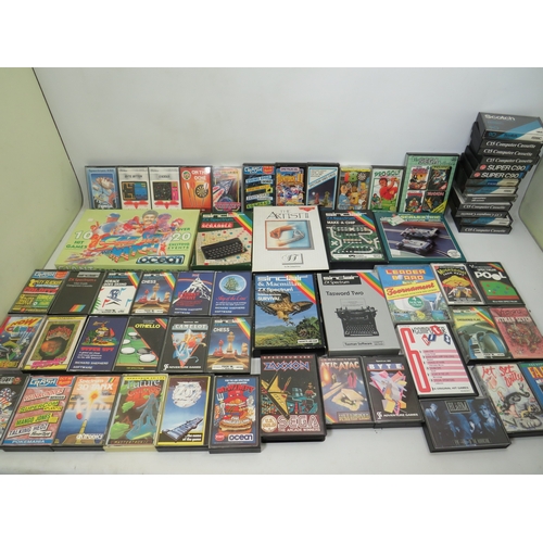 Selection of Sinclair ZX Spectrum 48 Games Cassettes plus blank or ...