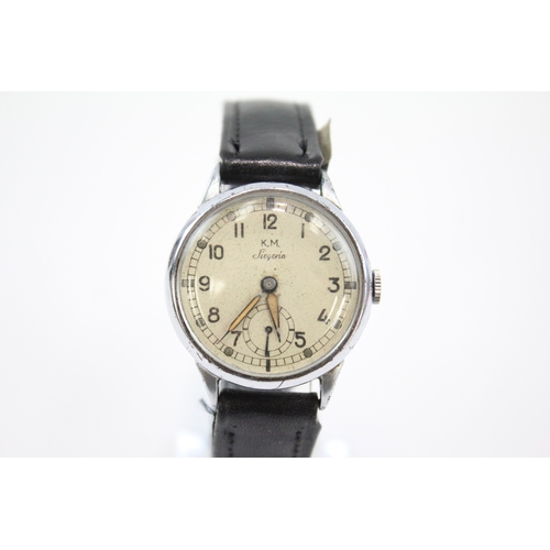 Kriegsmarine Siegerin German Military Watch Hand-Wind Working 2211033