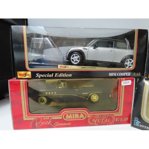 Four boxed die-cast cars, Maisto Mercedes-Benz 300S 'Fantasy', Maisto ...