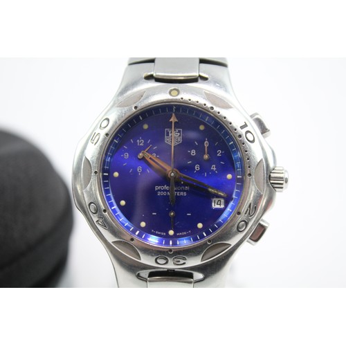 Tag Heuer Chronograph Integrated Bracelet Watch Quartz Working 2227508